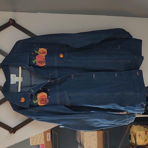 The Quacker Factory | Jackets & Coats | Heavy Denim Fall Jacket | Poshmark